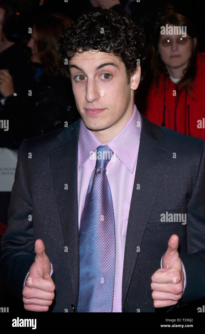 LOS ANGELES, CA. February 07, 2001: Actor JASON BIGGS at the world ...