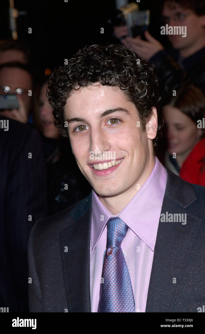 LOS ANGELES, CA. February 07, 2001: Actor JASON BIGGS at the world ...