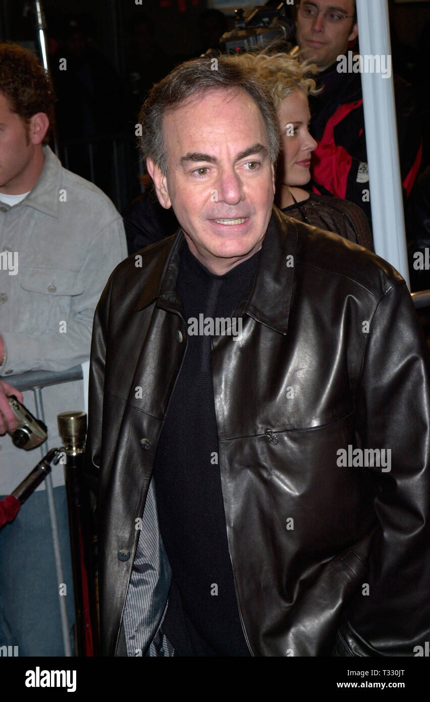 LOS ANGELES, CA. February 07, 2001: Singer/actor NEIL DIAMOND at the ...