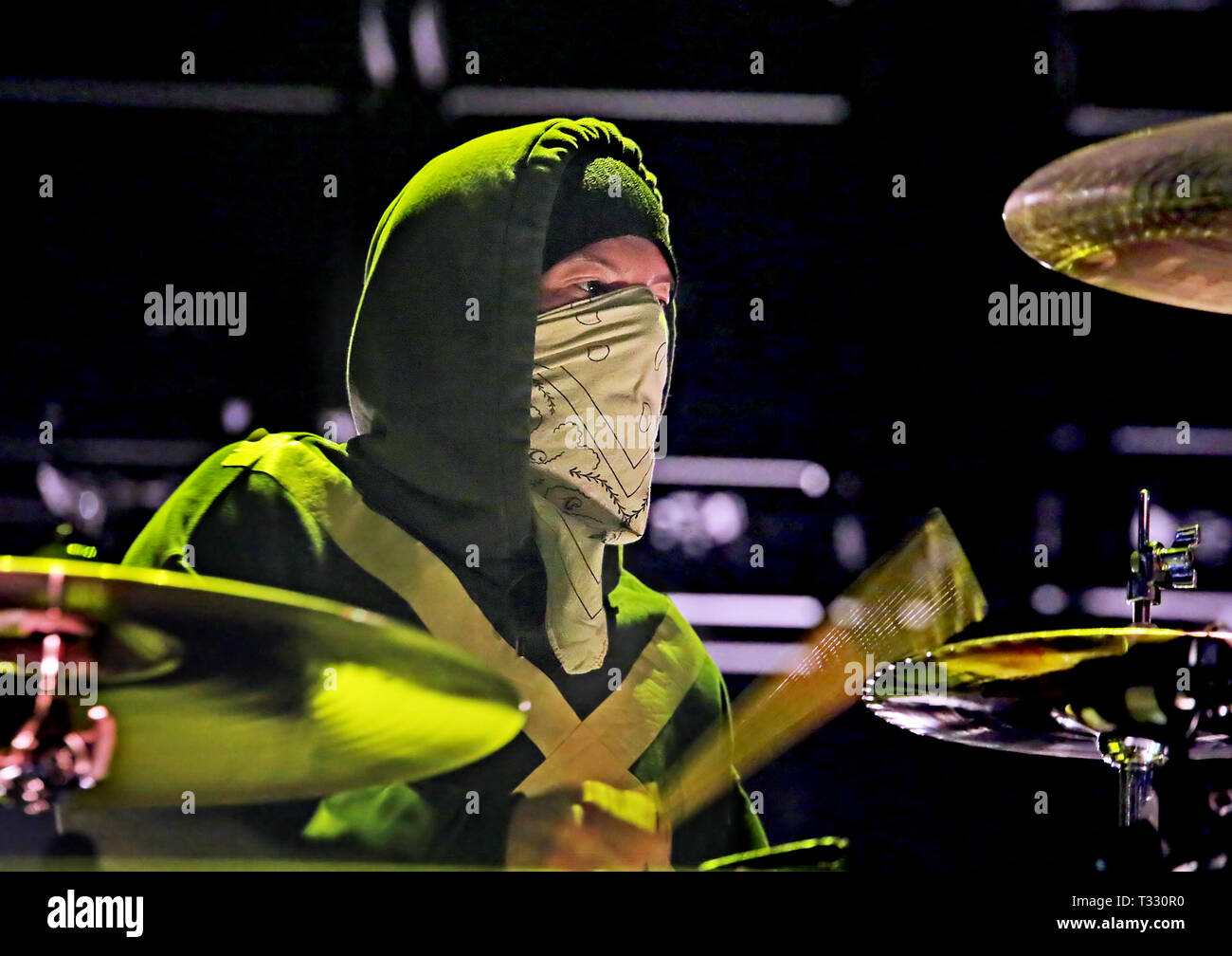 Twenty One Pilots perform at Manchester Arena Featuring: Twenty One ...