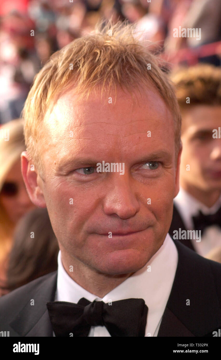 LOS ANGELES, CA. March 25, 2001: STING at the 73rd Annual Academy ...