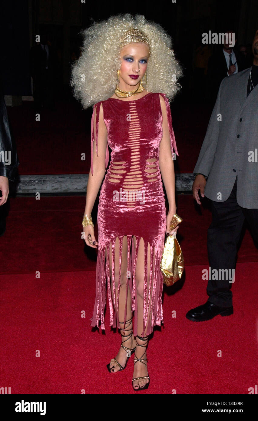 LOS ANGELES, CA. April 10, 2001: Pop star CHRISTINA AGUILERA at the ...