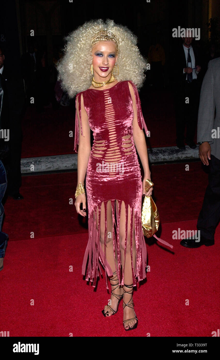 LOS ANGELES, CA. April 10, 2001: Pop star CHRISTINA AGUILERA at the ...