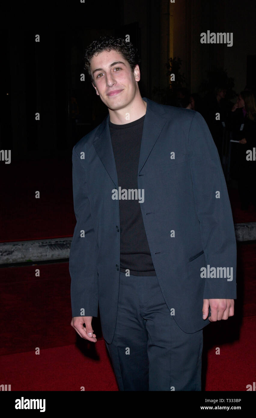 LOS ANGELES, CA. April 10, 2001: Actor JASON BIGGS at the 2001 ...