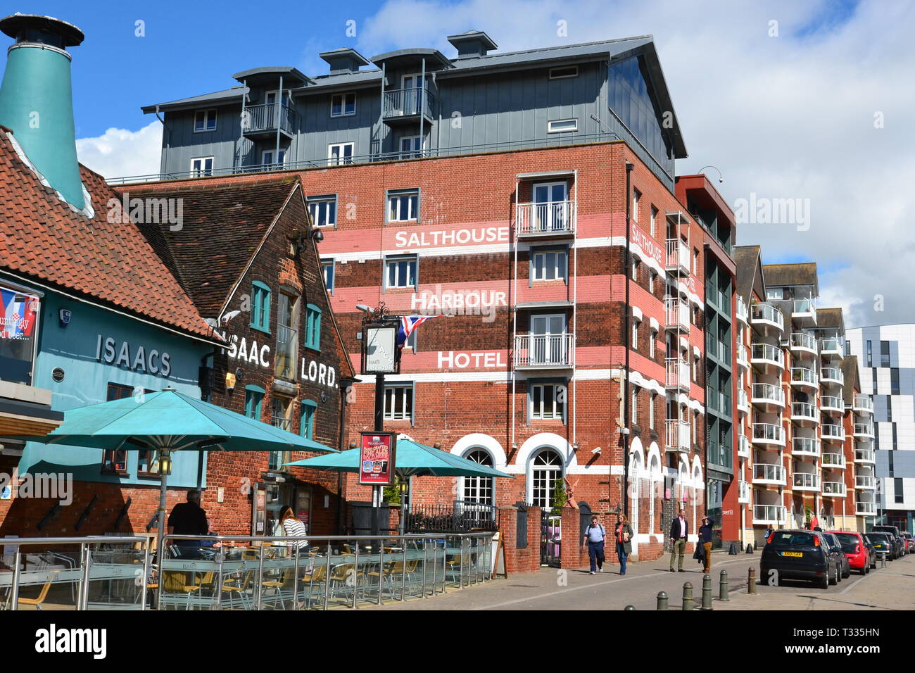 The Salthouse Harbour Hotel on Ipswich Waterfront, also known as ...