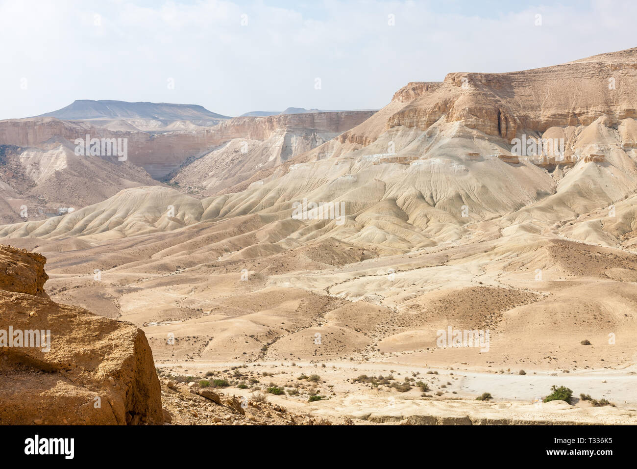 Ein Avdat is a canyon in the Negev Desert of Israel, south of Kibbutz Sde Boker. Archaeological ...