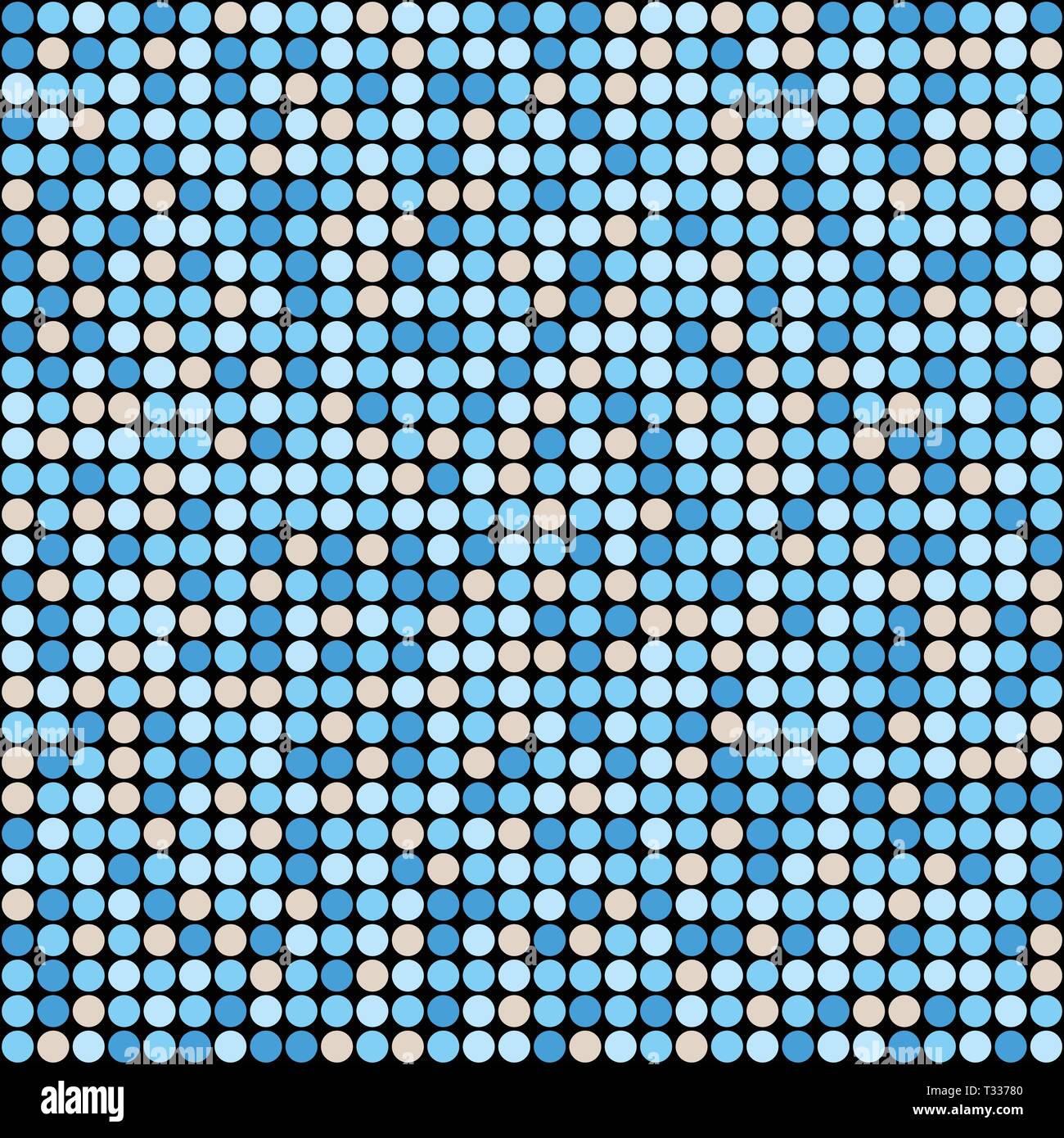 Vector seamless pattern of small circles. Polka Dots. Repeating ...