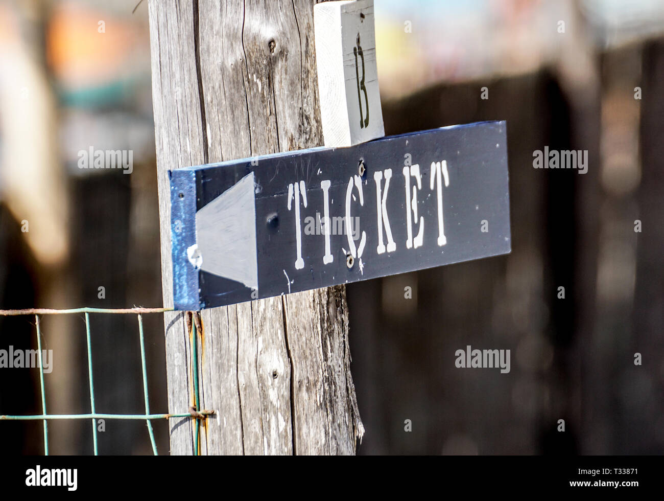 Tickets and Ticket Machine signs in the Foyer of Moor Street Railway ...