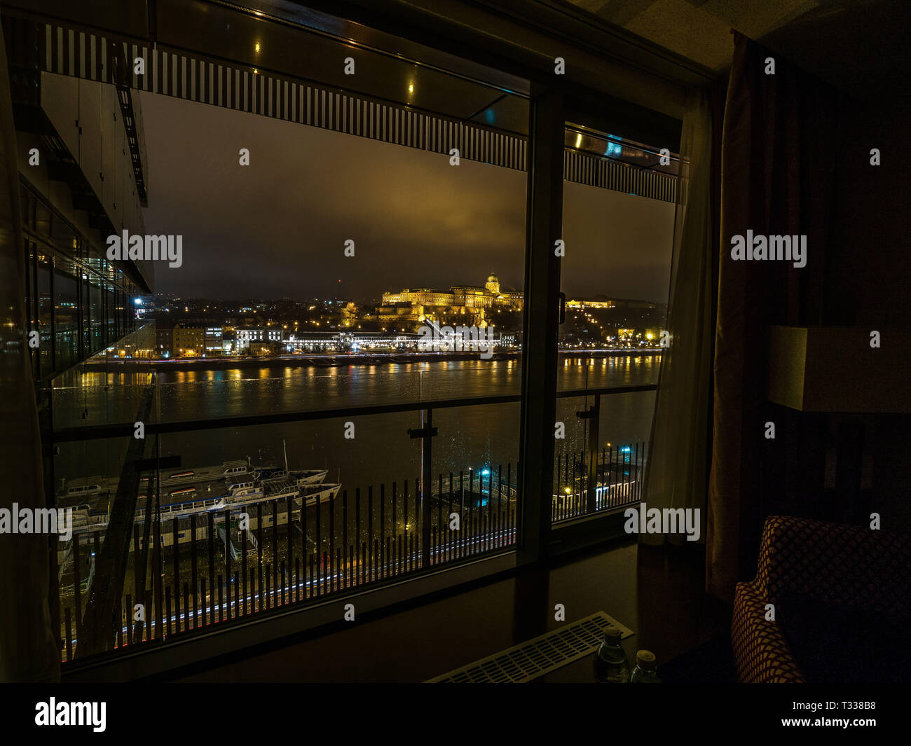 The view through window in Budapest Stock Photo - Alamy