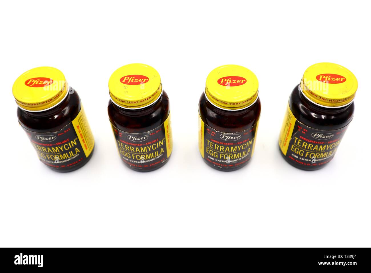 Vintage 1960 TERRAMYCIN Pfizer EGG FORMULA. Formulation of ...