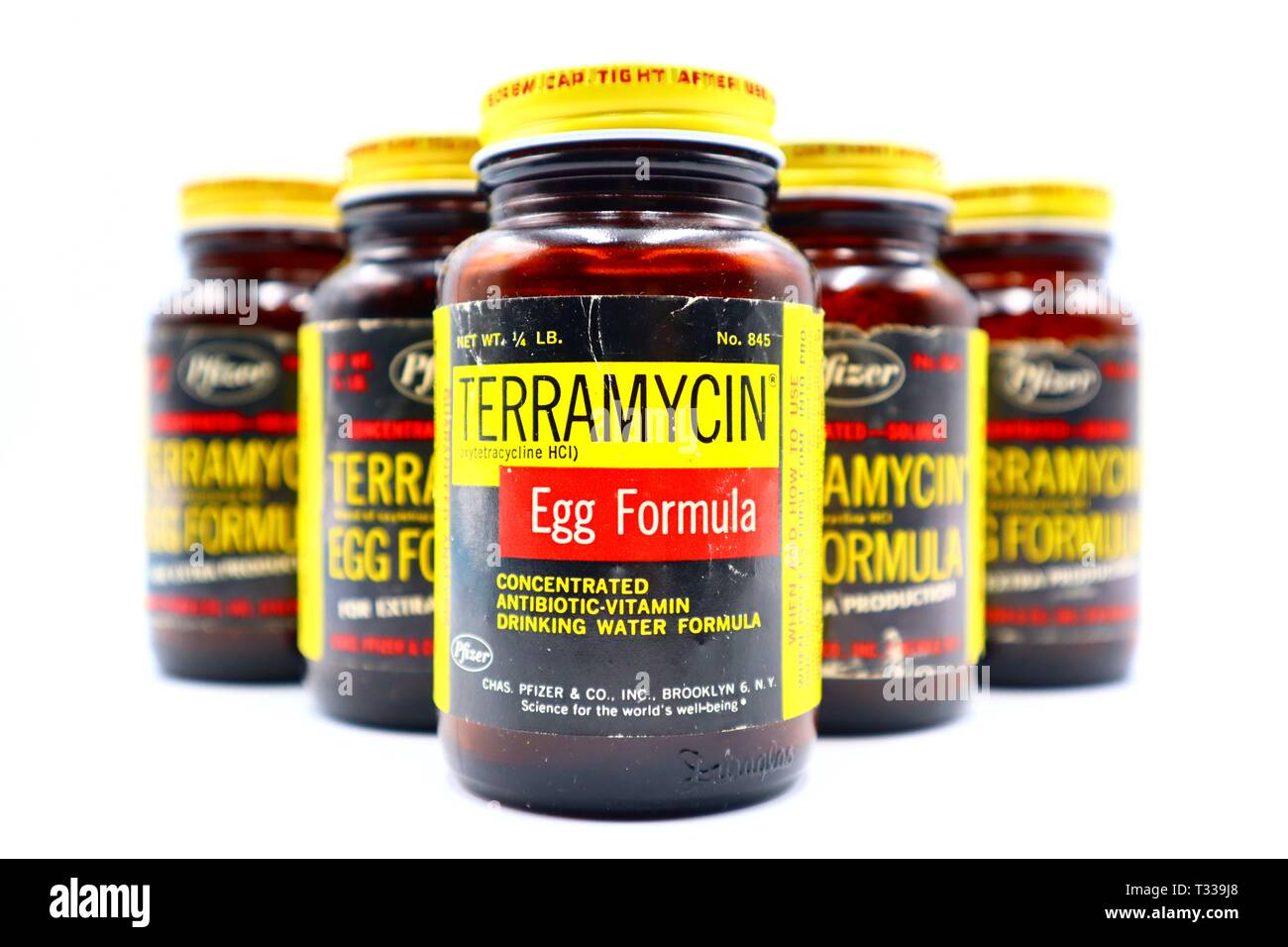Vintage 1960 TERRAMYCIN Pfizer EGG FORMULA. Formulation of ...