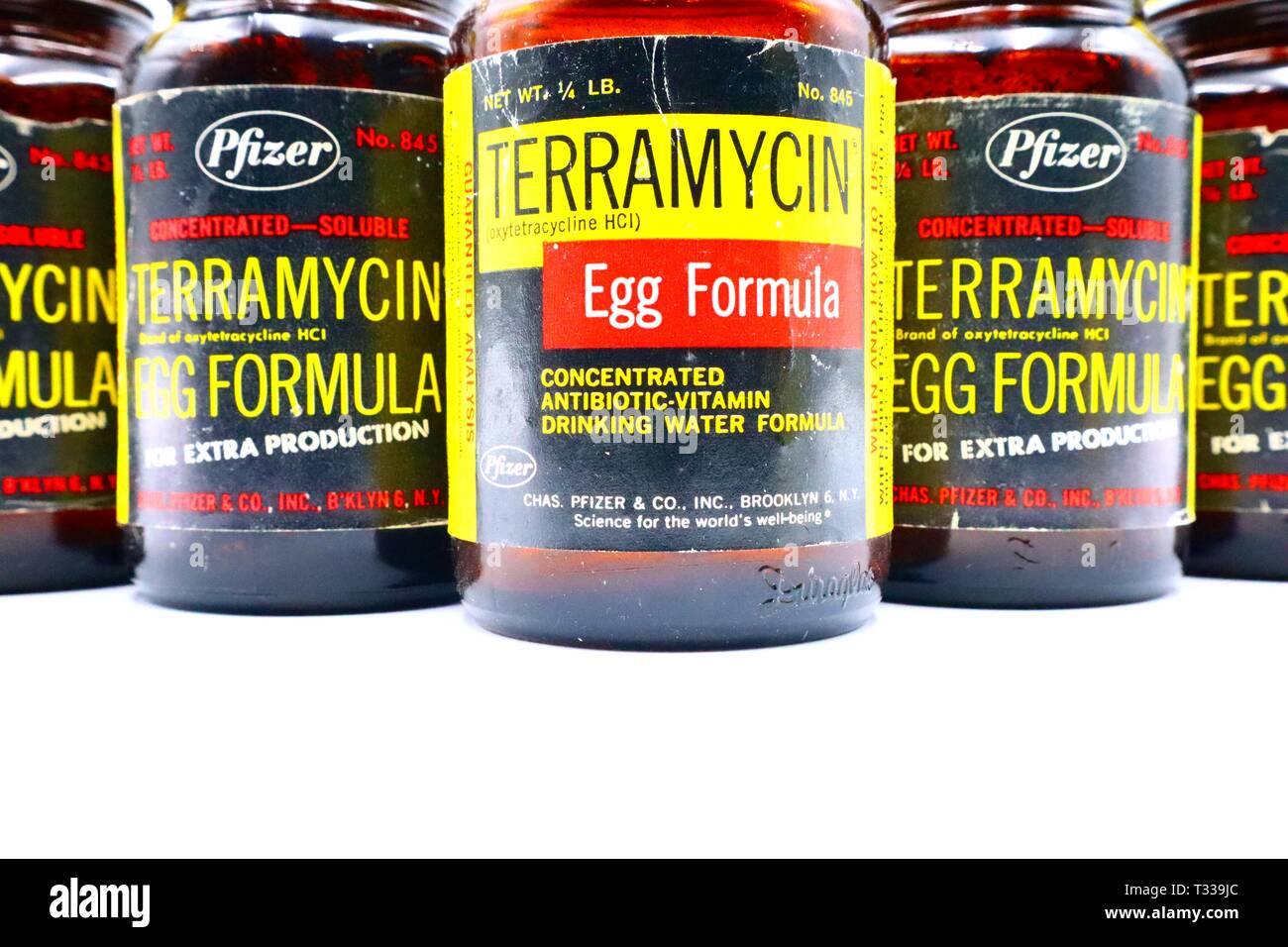 Vintage 1960 TERRAMYCIN Pfizer EGG FORMULA. Formulation of ...