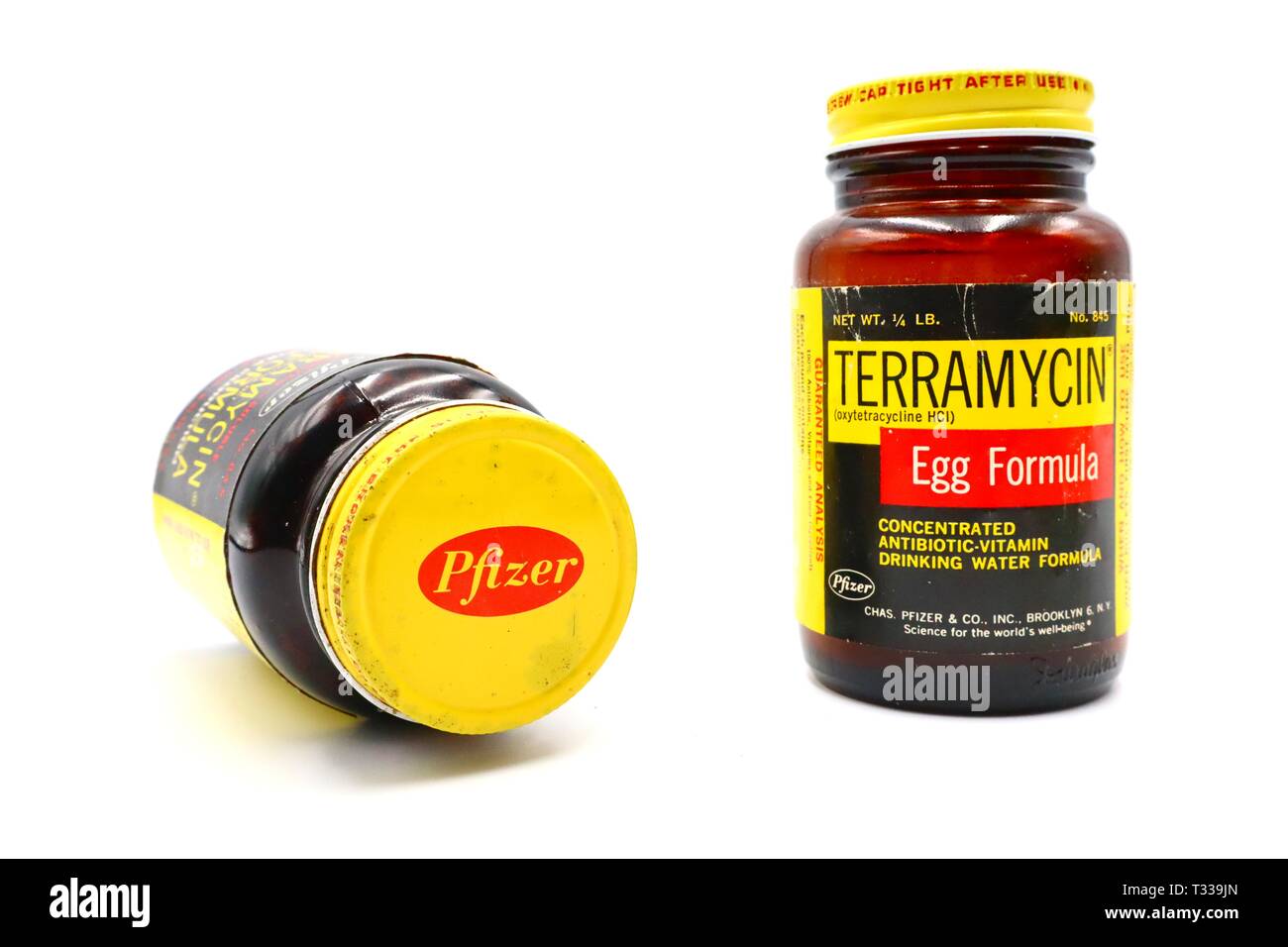 Vintage 1960 TERRAMYCIN Pfizer EGG FORMULA. Formulation of ...