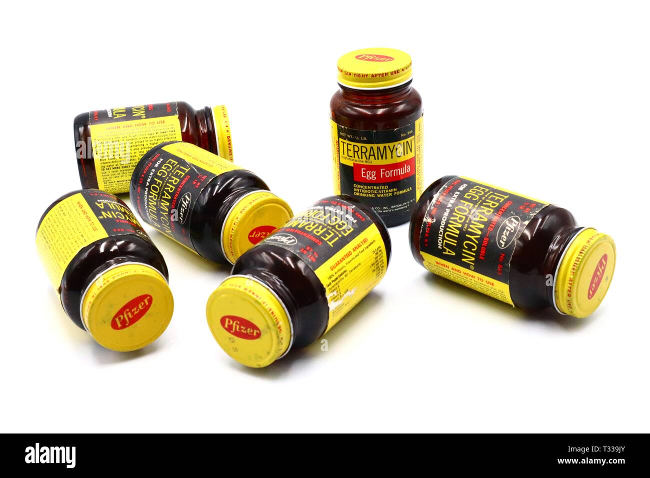 Vintage 1960 TERRAMYCIN Pfizer EGG FORMULA. Formulation of ...
