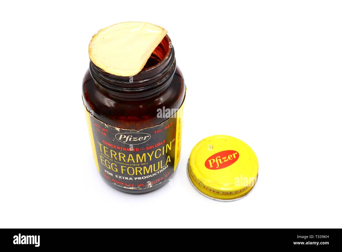 Vintage 1960 TERRAMYCIN Pfizer EGG FORMULA. Formulation of ...