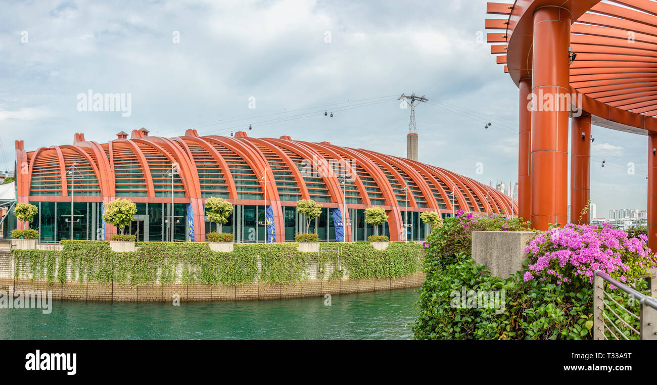 Maritime Experiential Museum and SEA Aquarium at Sentosa Island, Singa ...