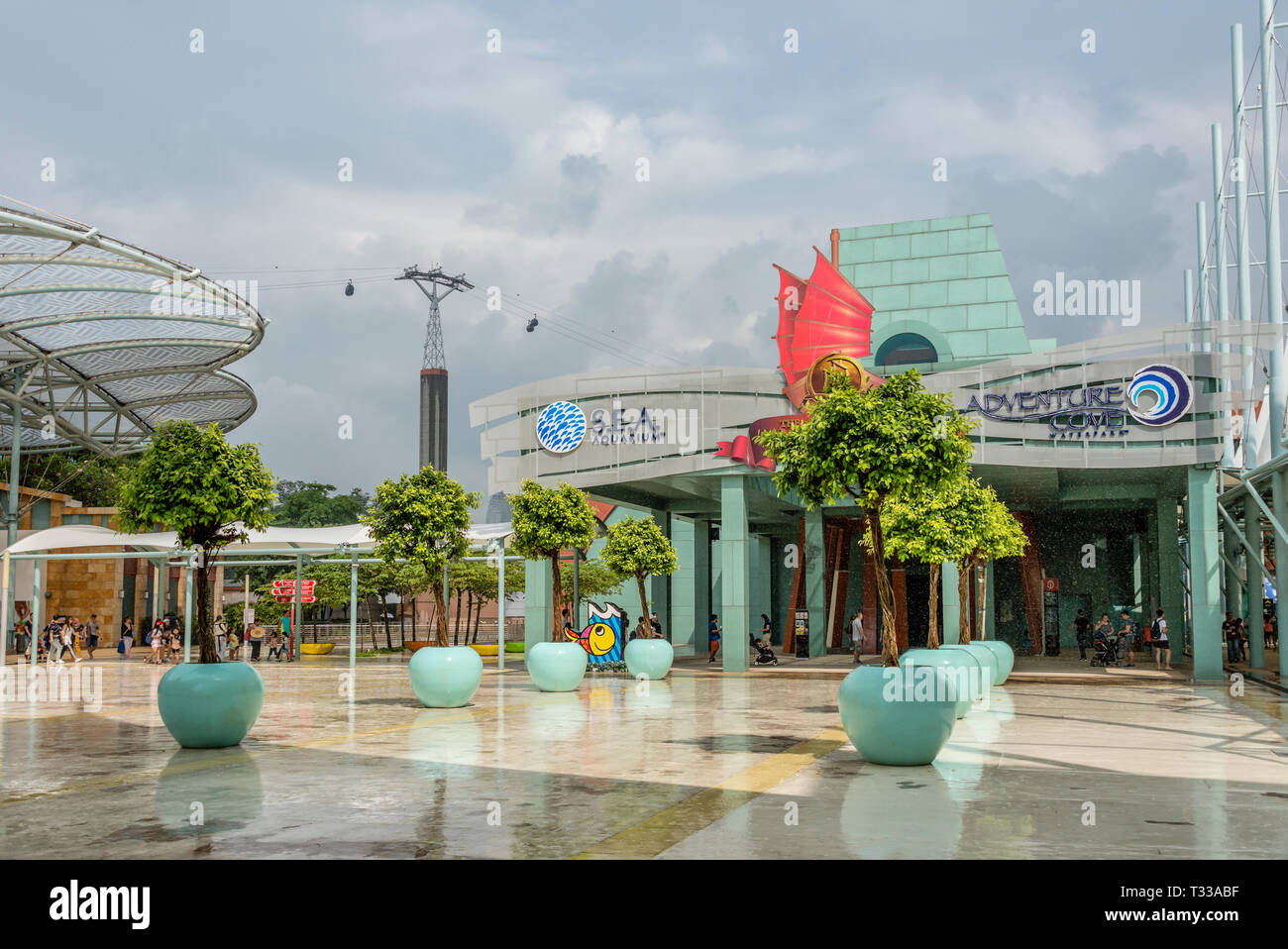 Maritime Experiential Museum and SEA Aquarium at Sentosa Island ...
