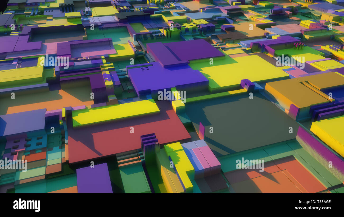 3d rendering. Abstract background and colors Stock Photo - Alamy
