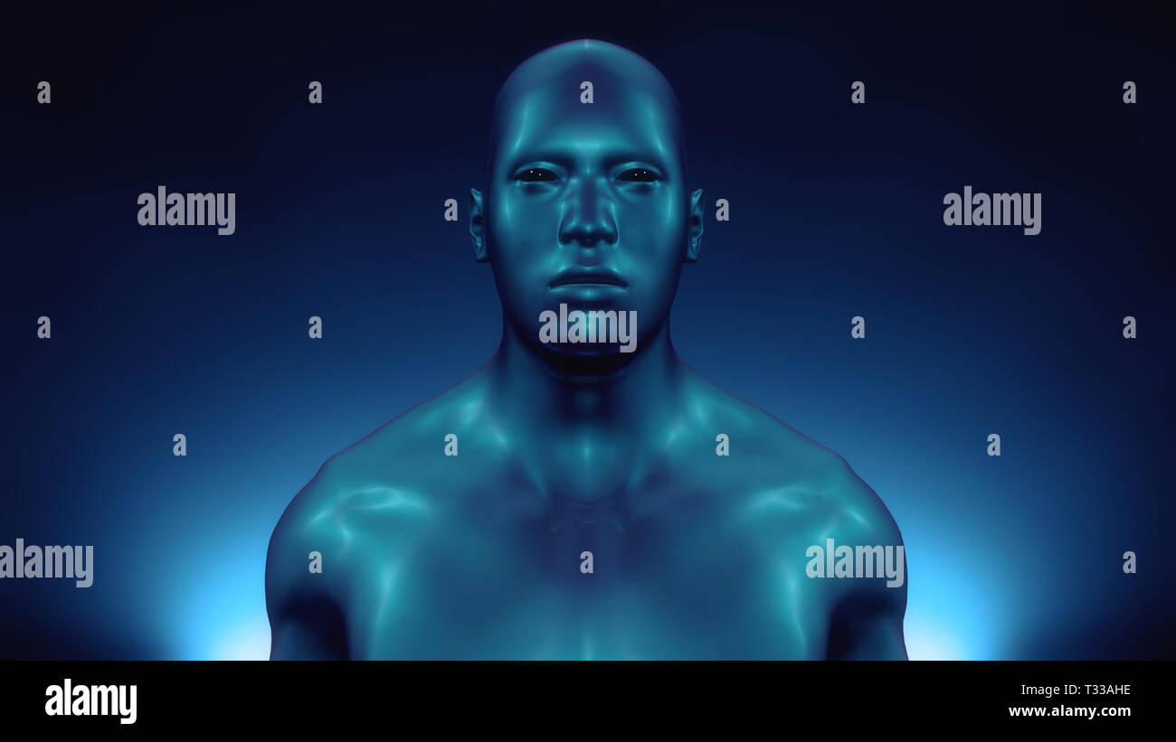 3d render human shattered hi-res stock photography and images - Alamy