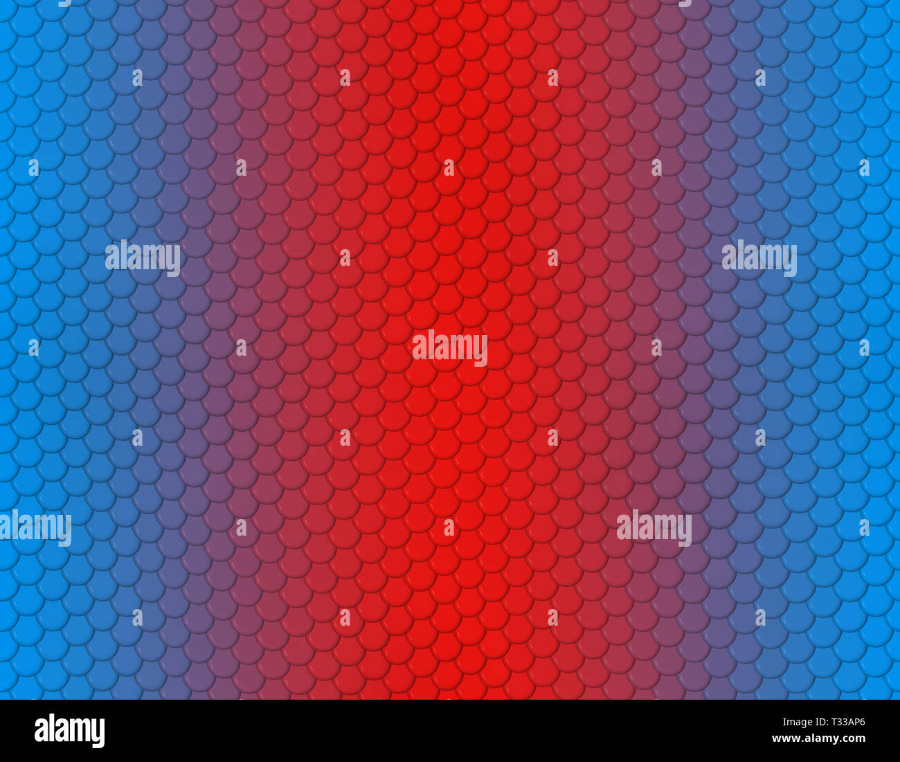 Blue and red gradient snake skin seamless pattern, round scale Stock ...