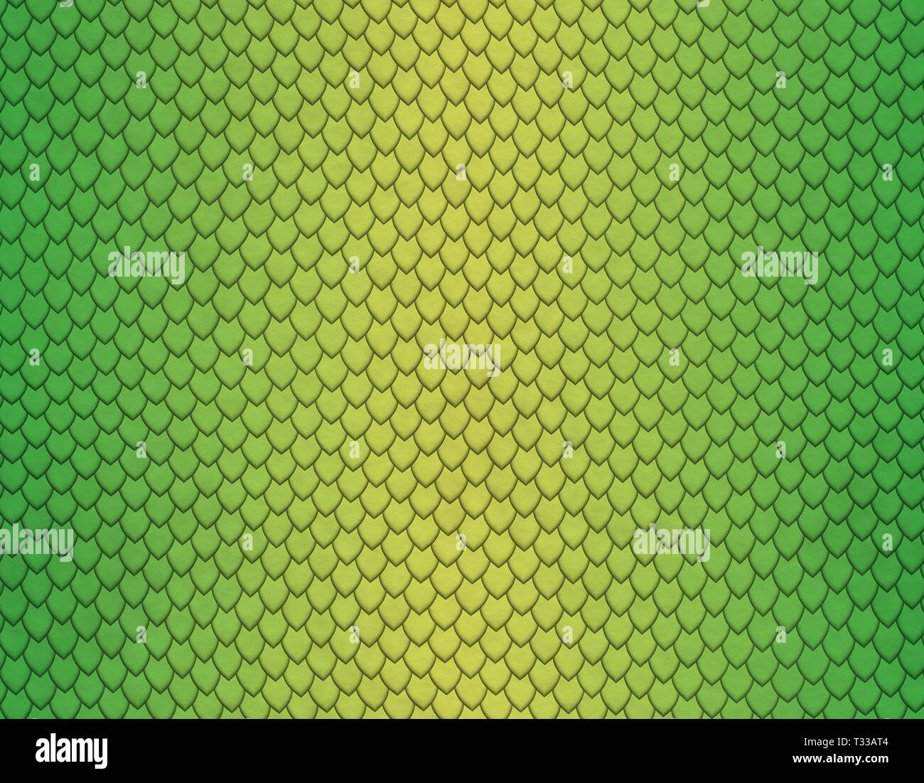 Green and yellow gradient snake skin seamless pattern, sharp scale ...