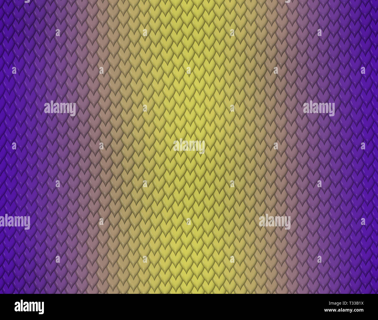 Violet and yellow gradient snake skin seamless pattern, short sharp ...