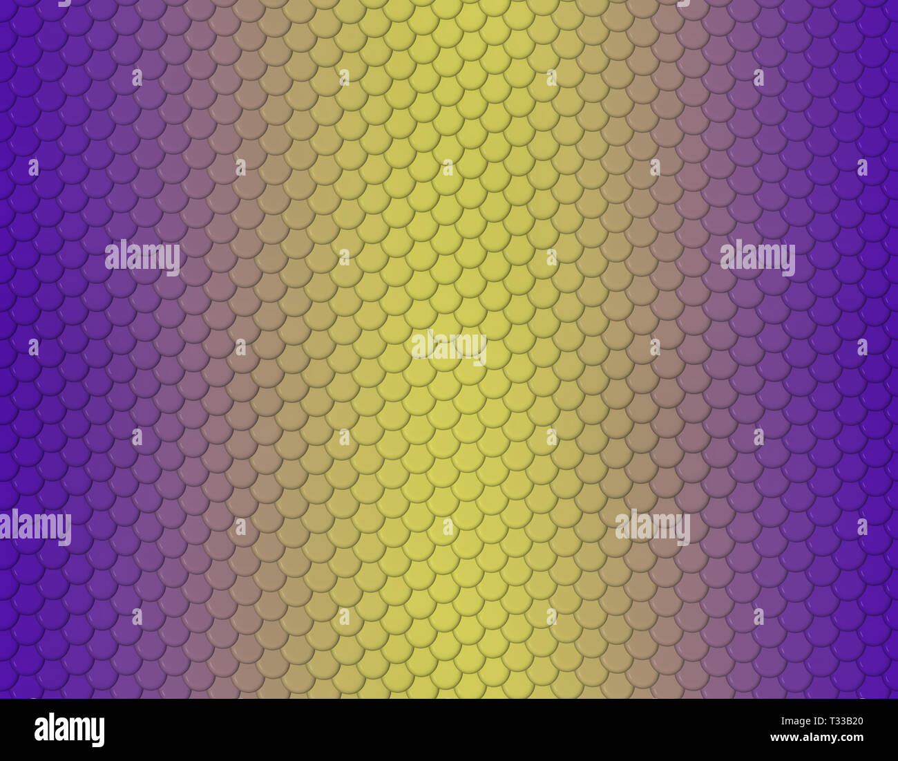 Violet and yellow gradient snake skinseamless pattern, round scale ...