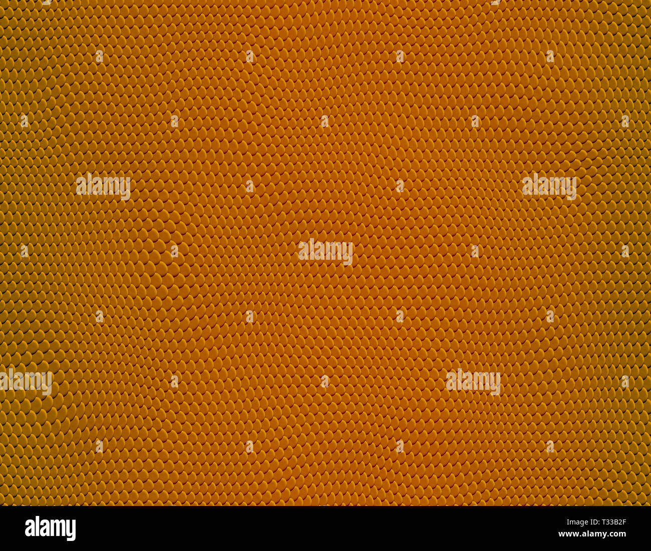 Yellow and orange gradient snake skin seamless pattern, round scale ...