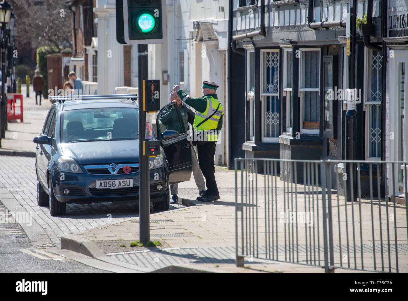 stratford upon Avon Warwickshire England UK March 24th 2019 traffic ...