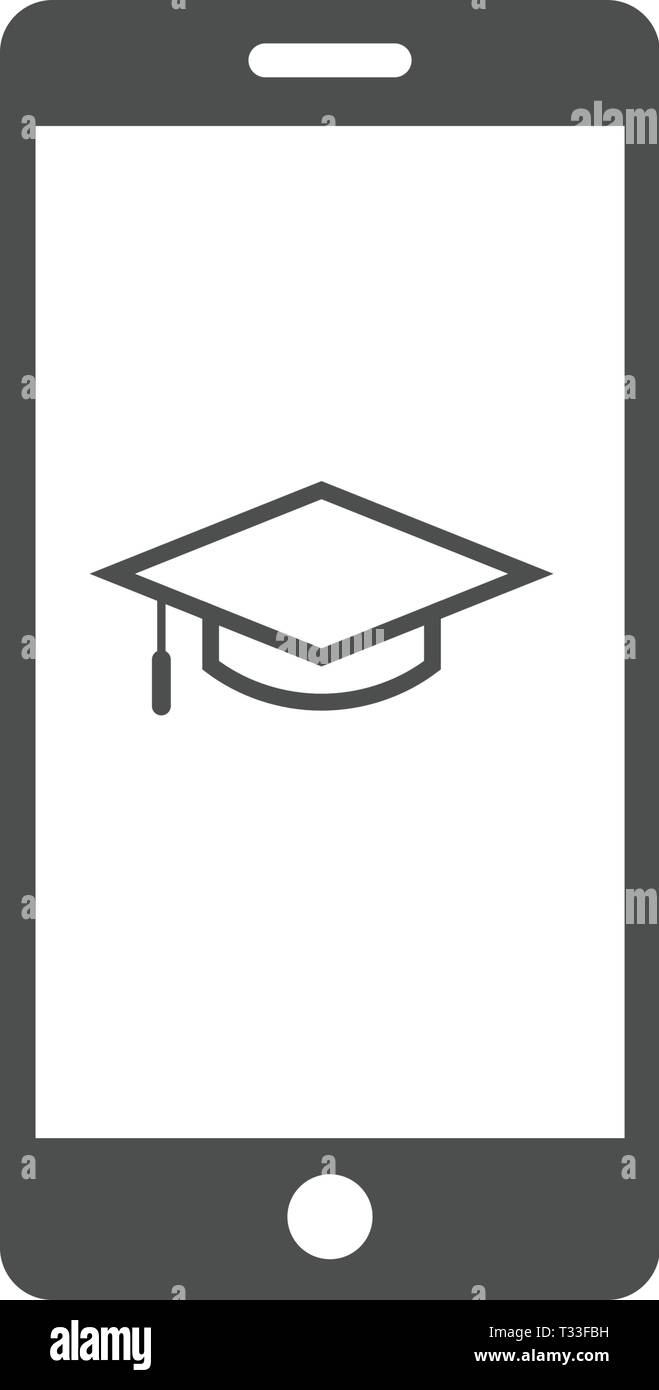 Mobile phone school lesson Stock Vector Images - Alamy