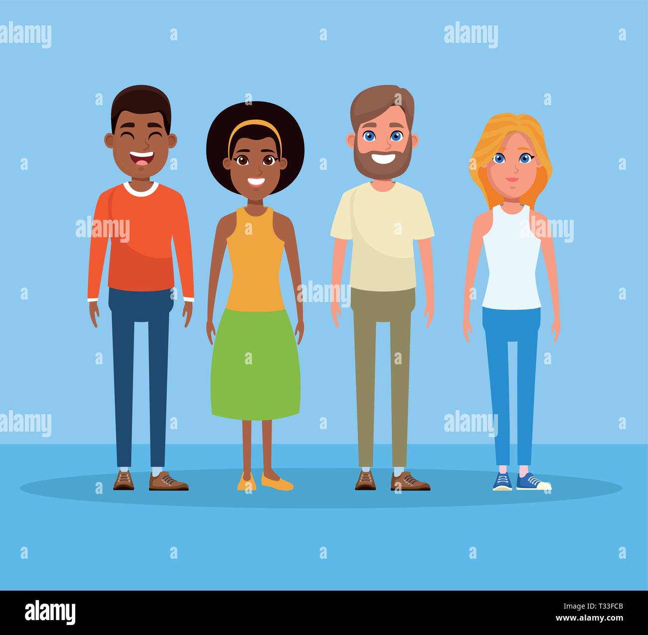People characters cartoons Stock Vector Image & Art - Alamy