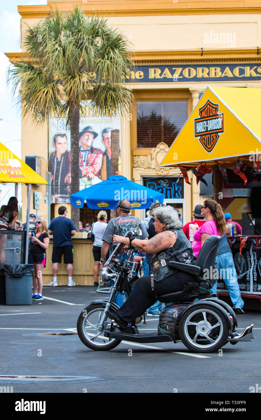 Beach Bike Daytona Week Girl 69