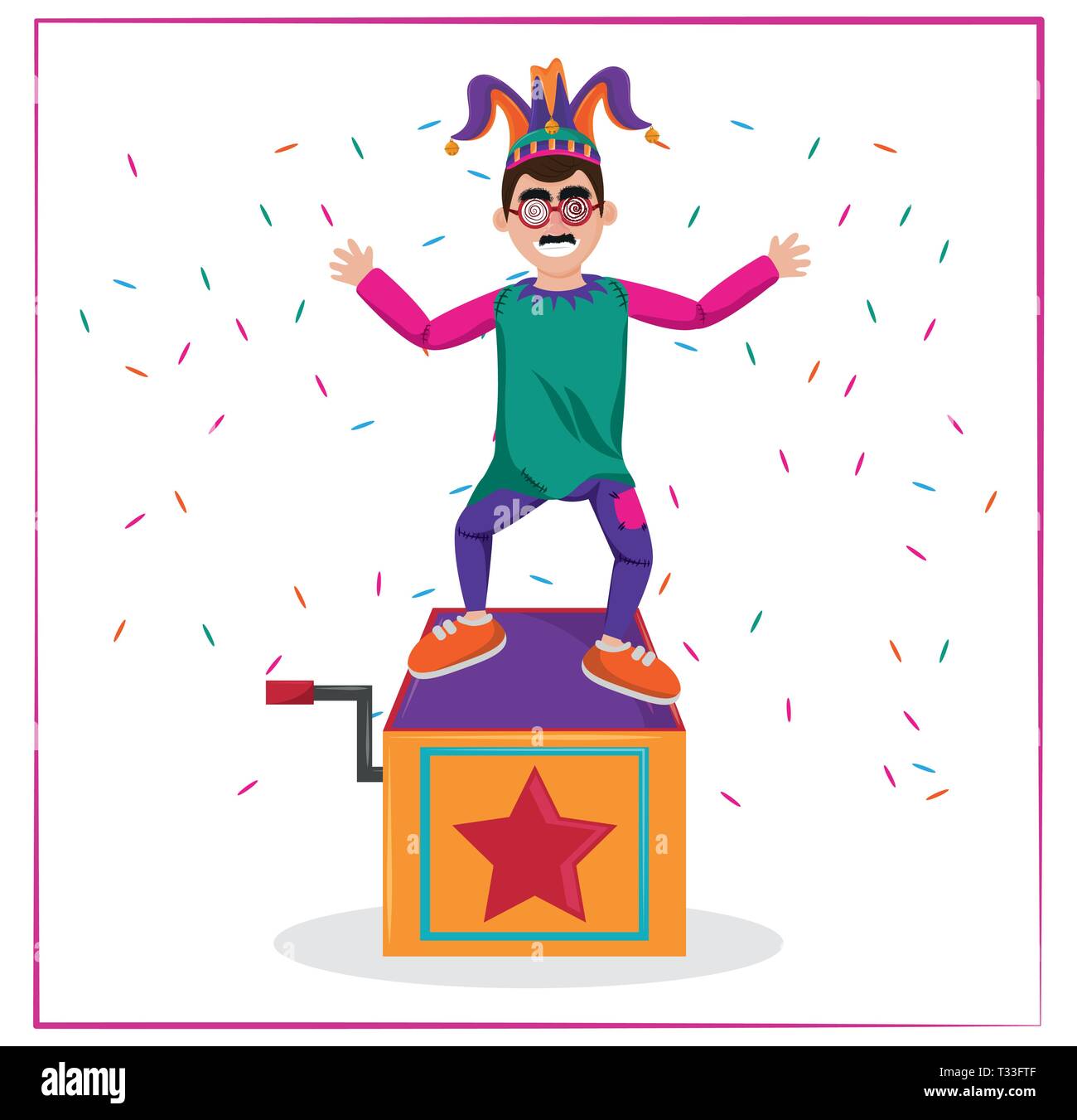 April fools day cartoons Stock Vector Image & Art - Alamy