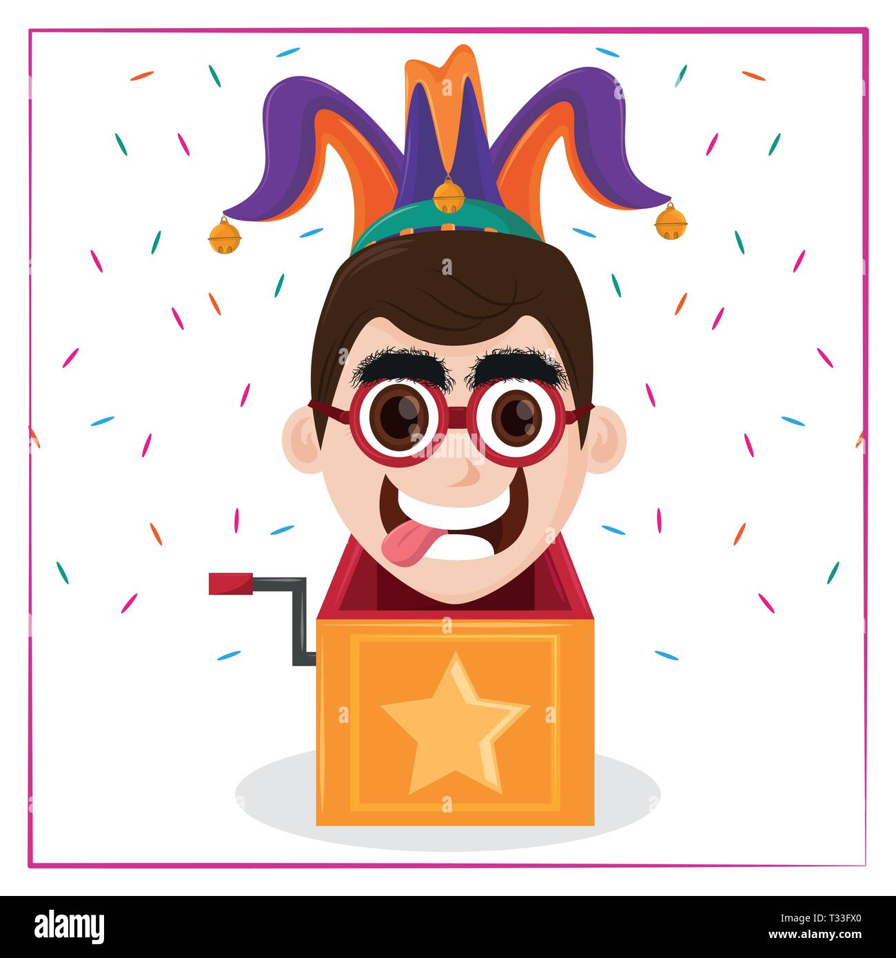 April fools day cartoons Stock Vector Image & Art - Alamy