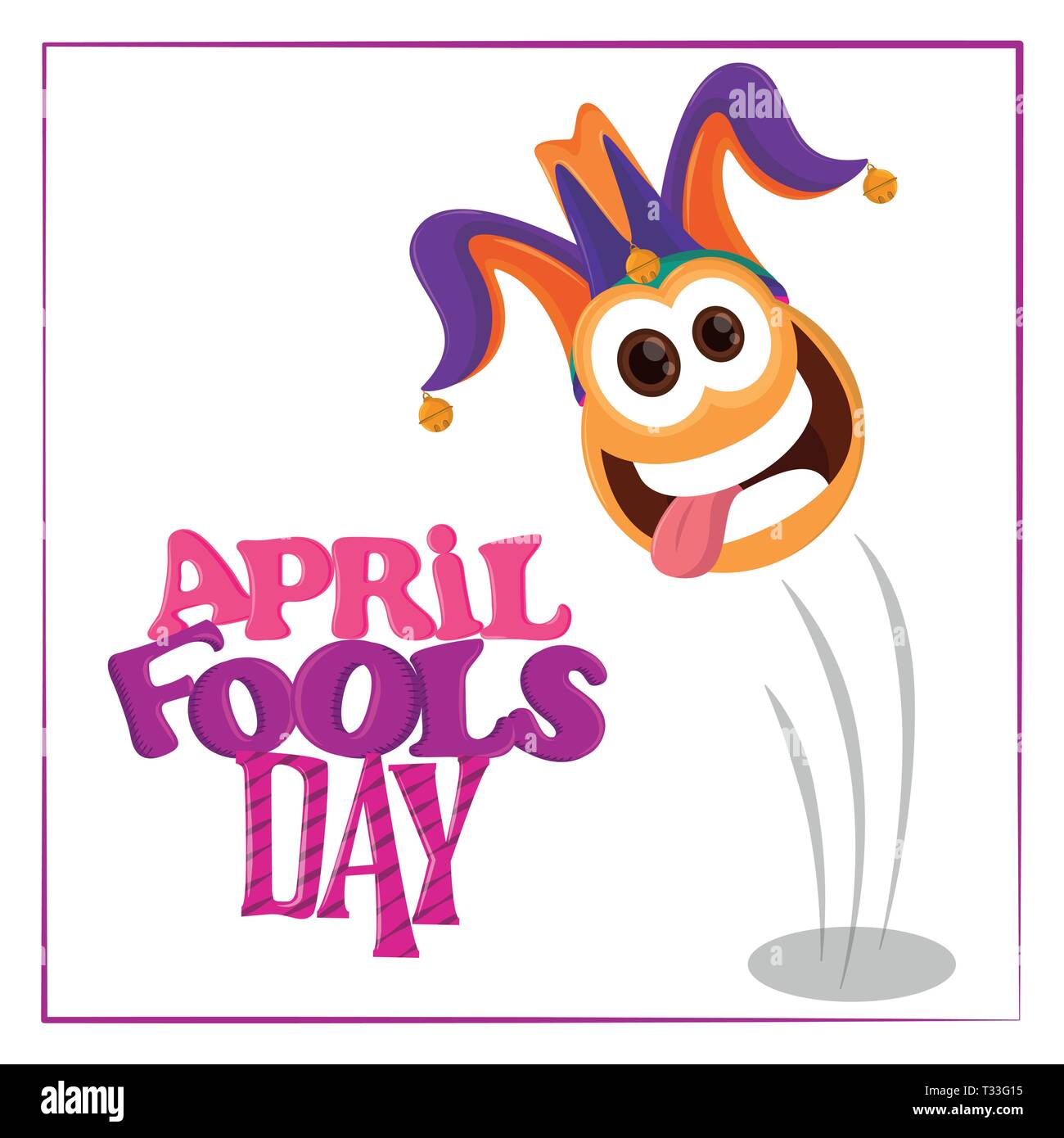 April fools day cartoons hi-res stock photography and images - Alamy
