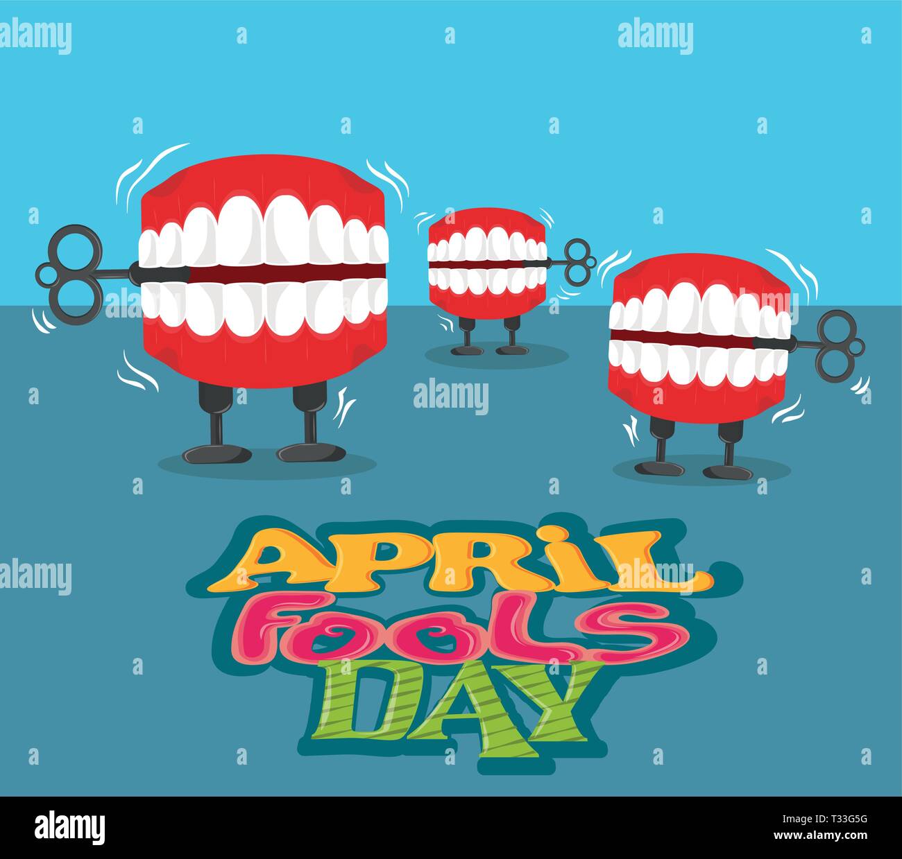 April fools day card Stock Vector Image & Art - Alamy