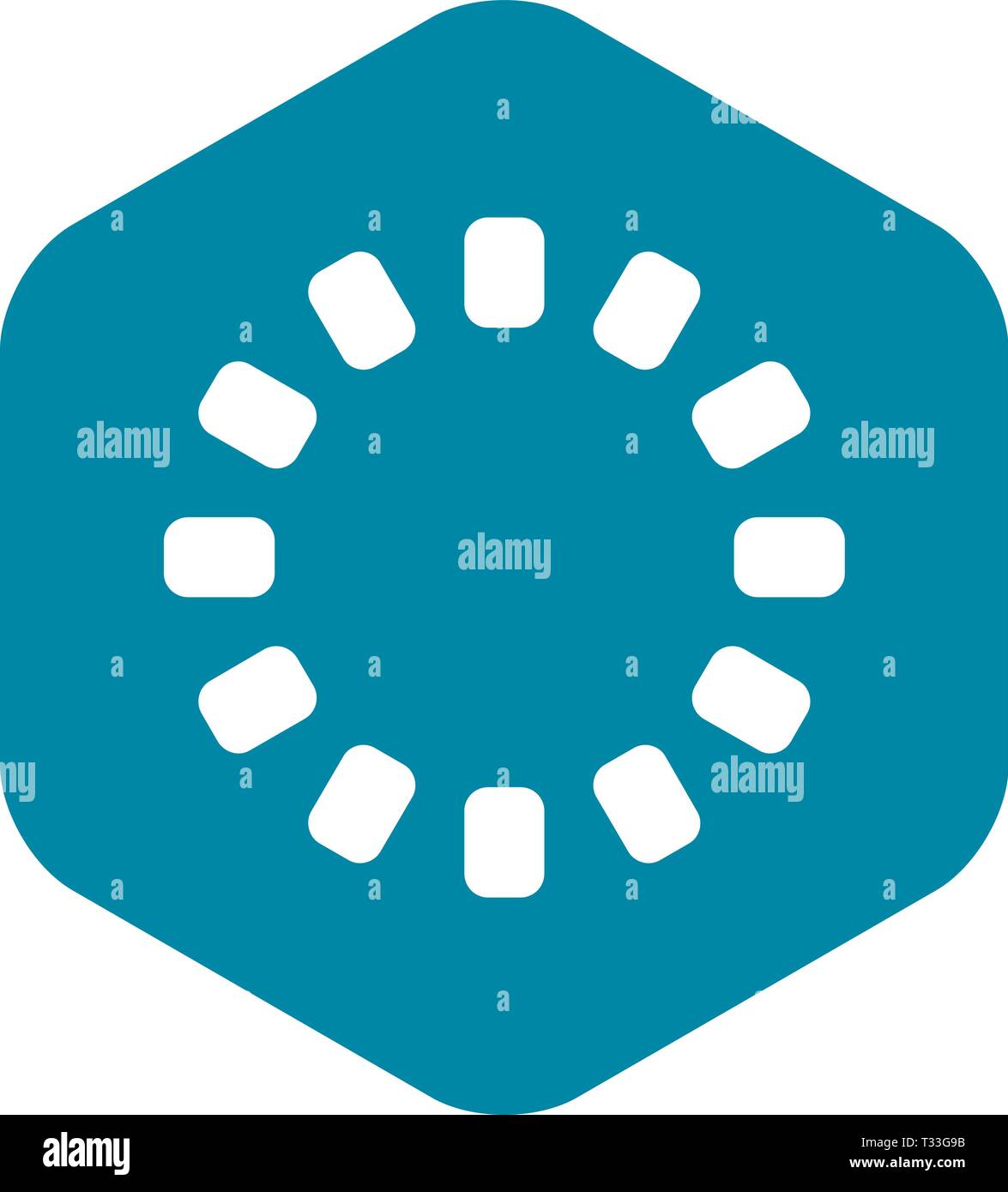 Sign download online icon in simple style isolated on white background ...