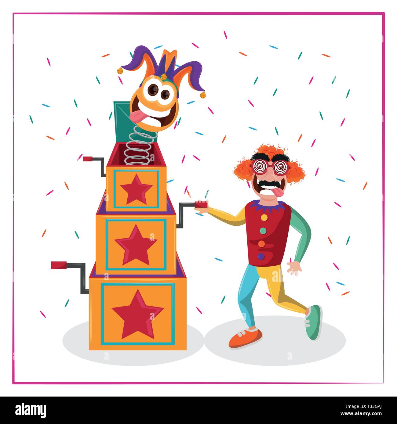 April fools day cartoons Stock Vector Image & Art - Alamy