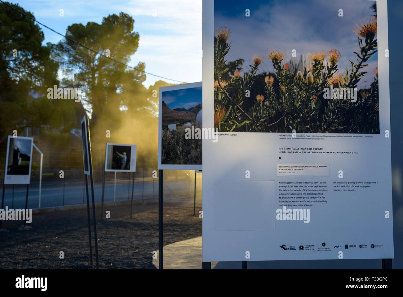 The Sutherland digital planetarium in South Africa's Northern Cape. The ...