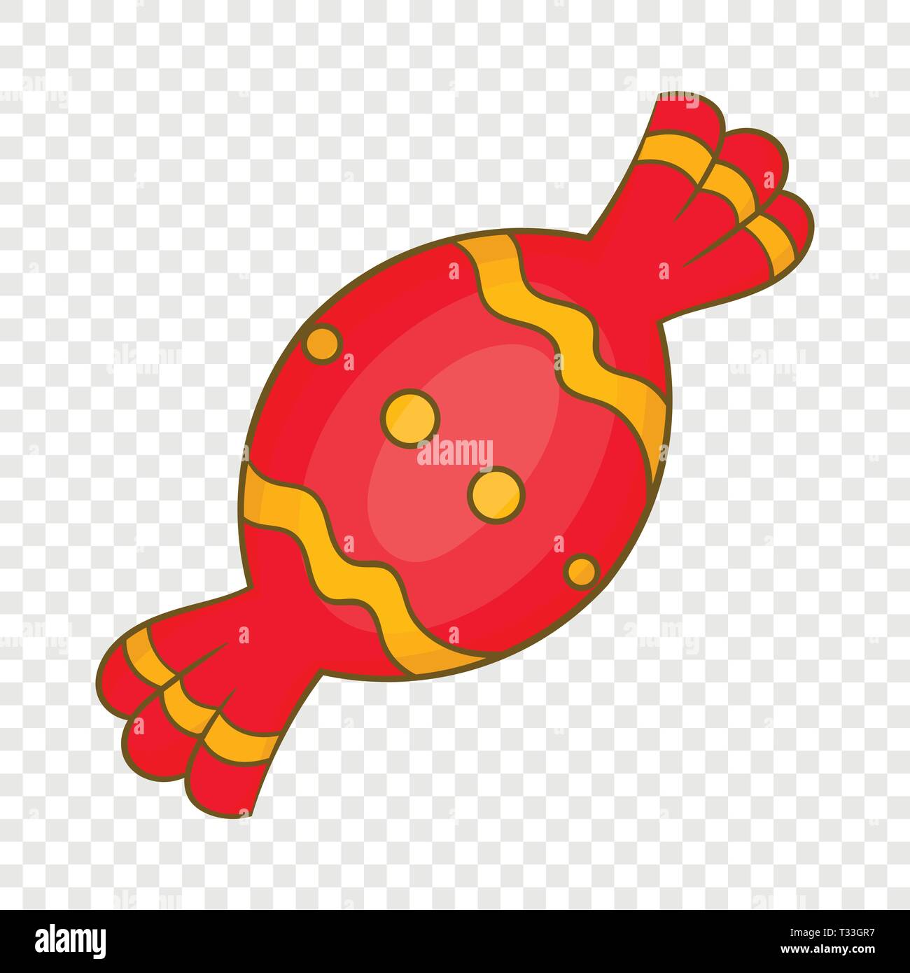 Candy in cartoon style isolated on background for any web design Stock ...