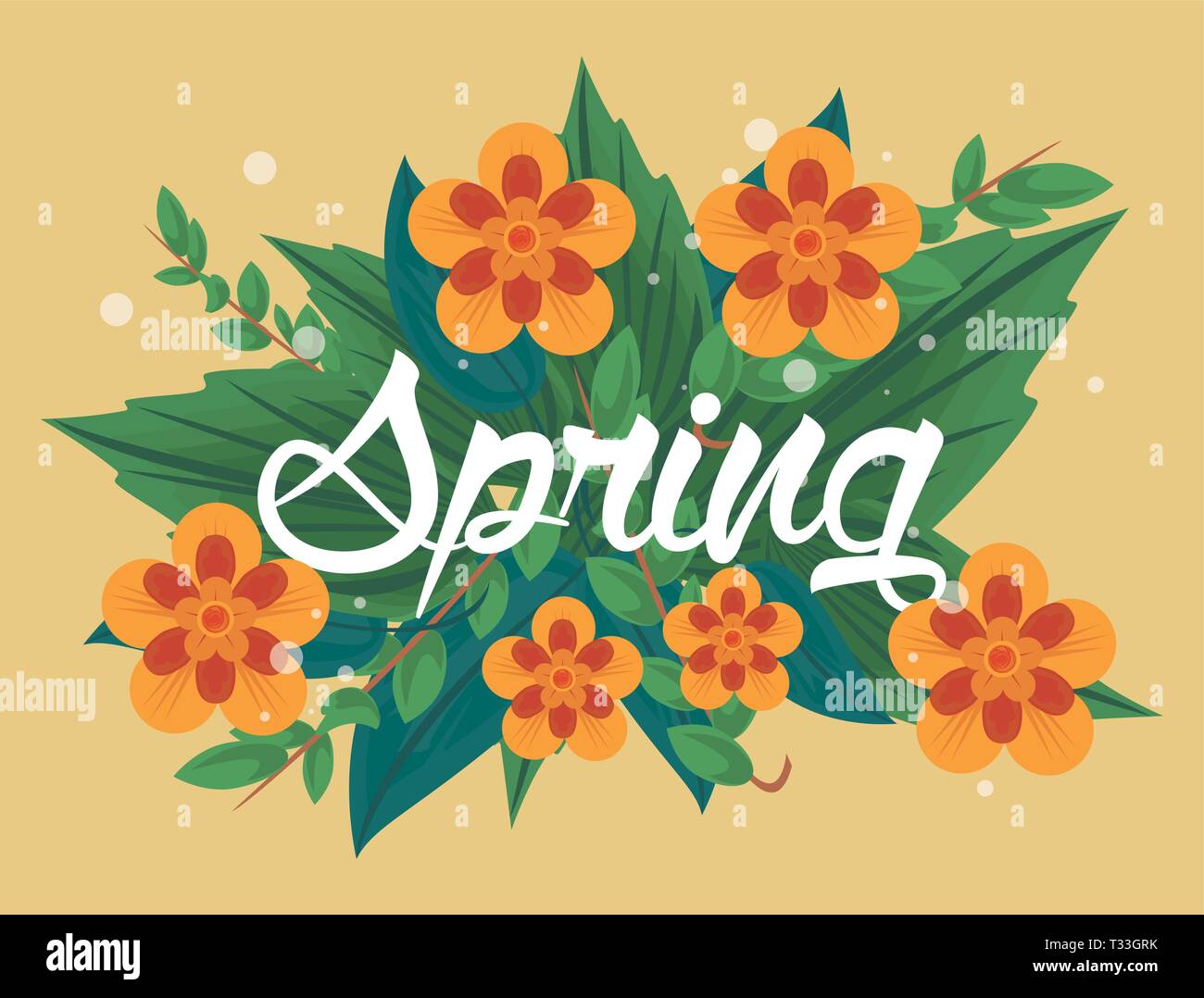 Spring floral banner Stock Vector Image & Art - Alamy
