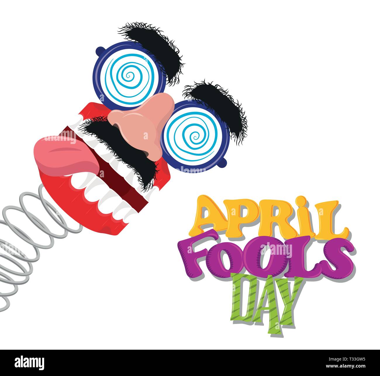 April fools day card Stock Vector Image & Art - Alamy