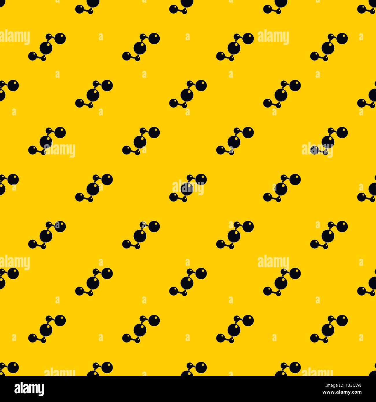 Chemical and physical atoms molecules pattern seamless vector repeat ...