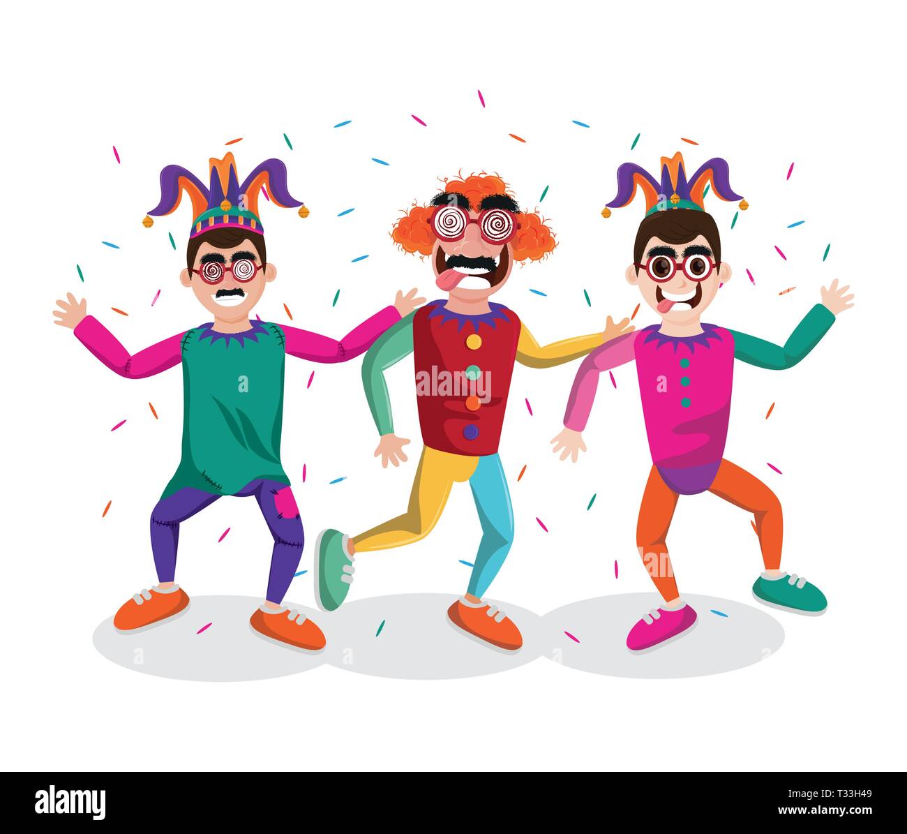 April fools day cartoons Stock Vector Image & Art - Alamy