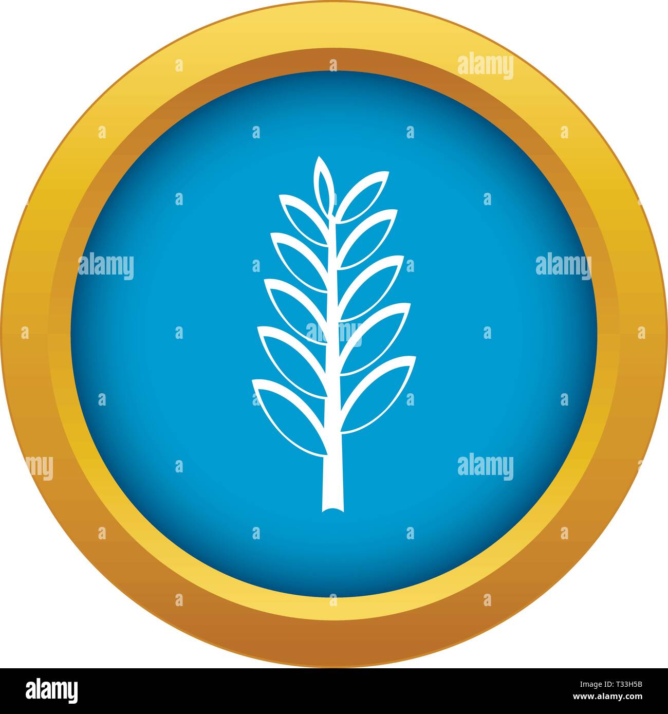 Spica icon blue vector isolated on white background for any design ...
