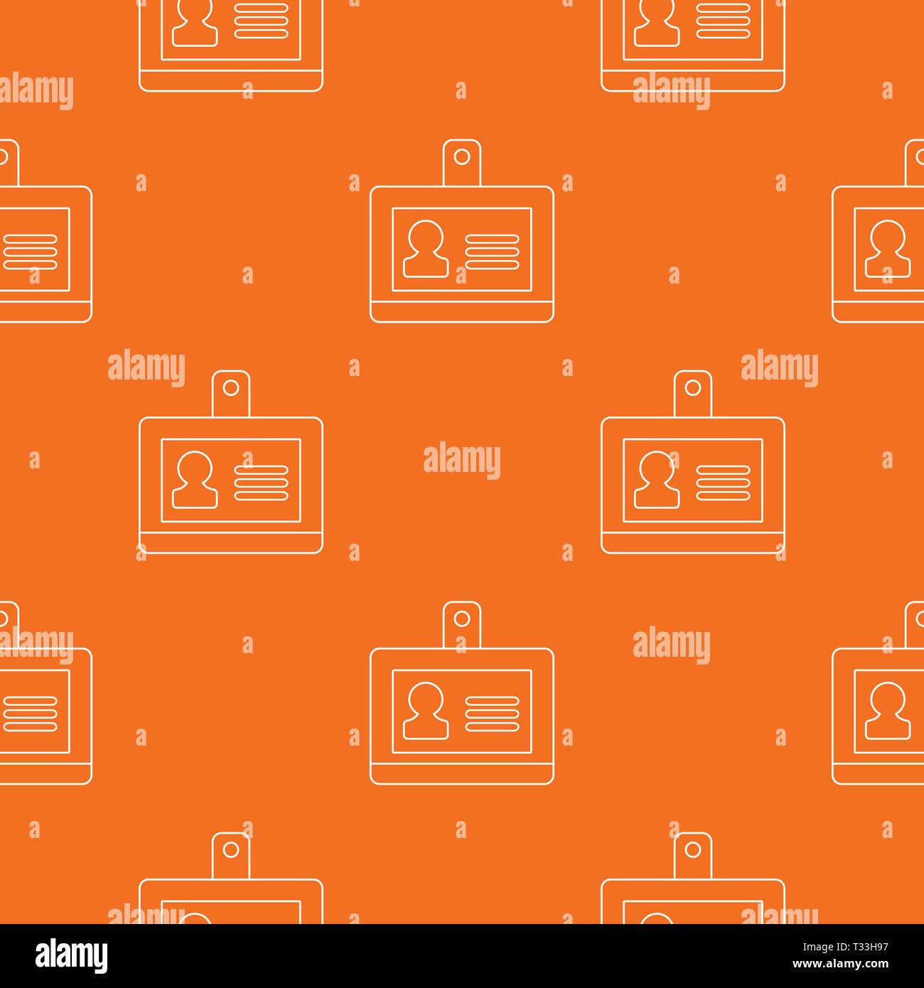 Badge office pattern vector orange for any web design best Stock Vector ...
