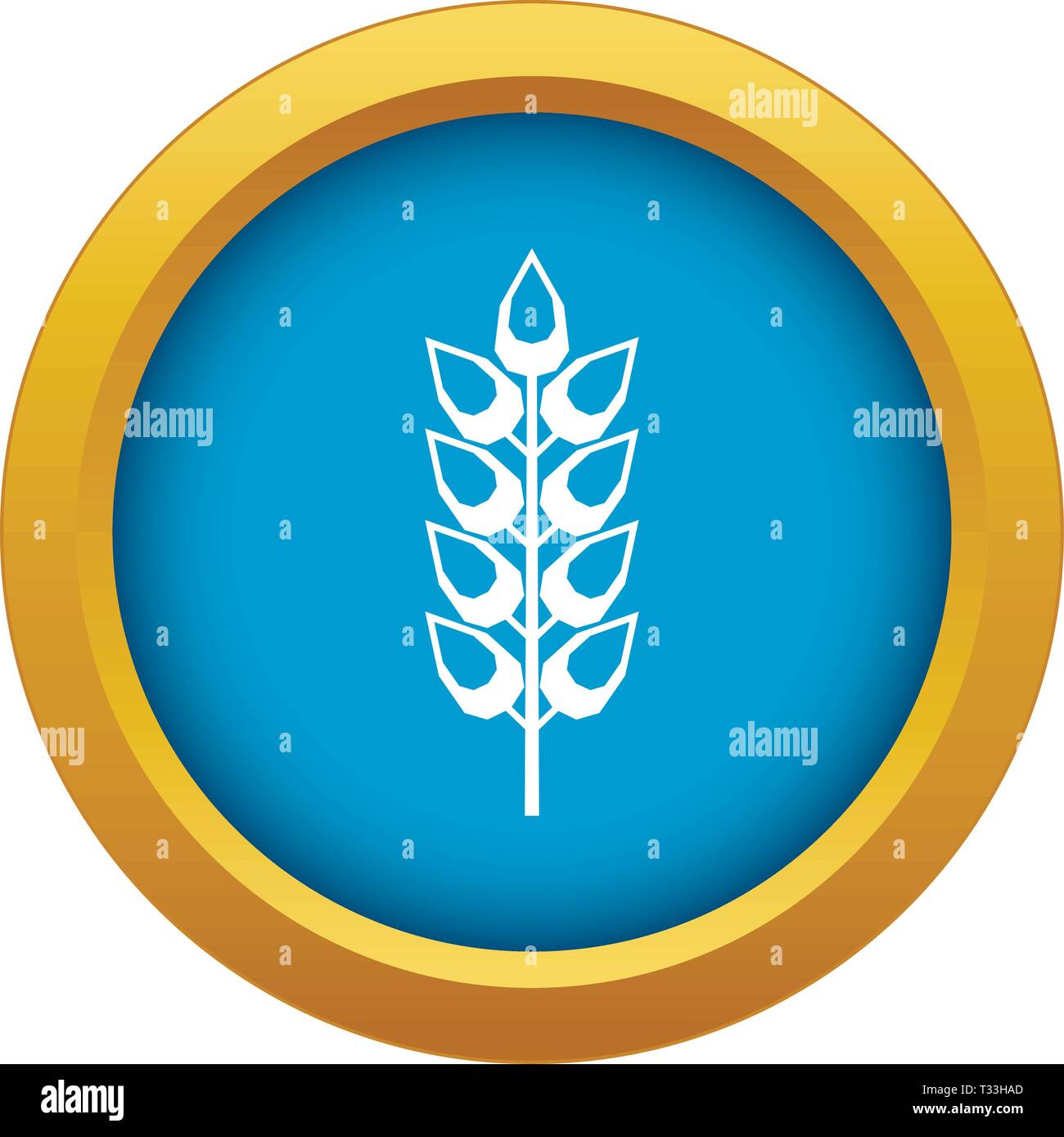Long spica icon blue vector isolated on white background for any design ...