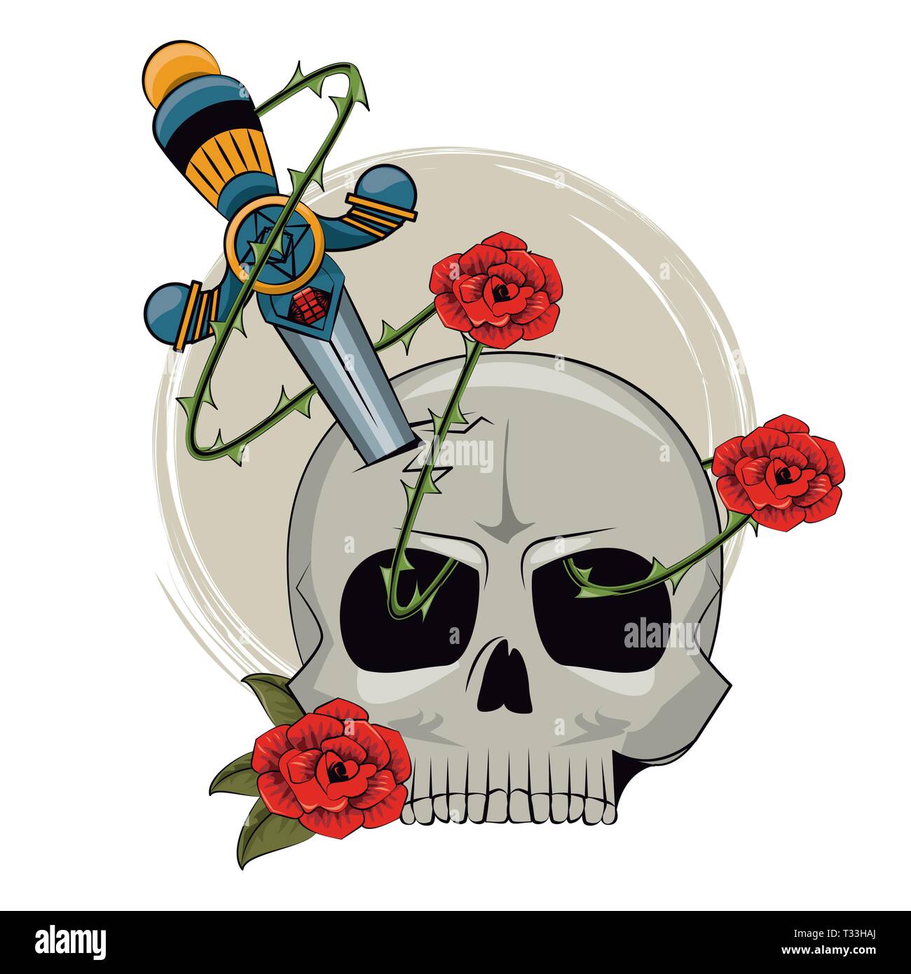 Tattoo Studio Old School Stock Vector Image Art Alamy