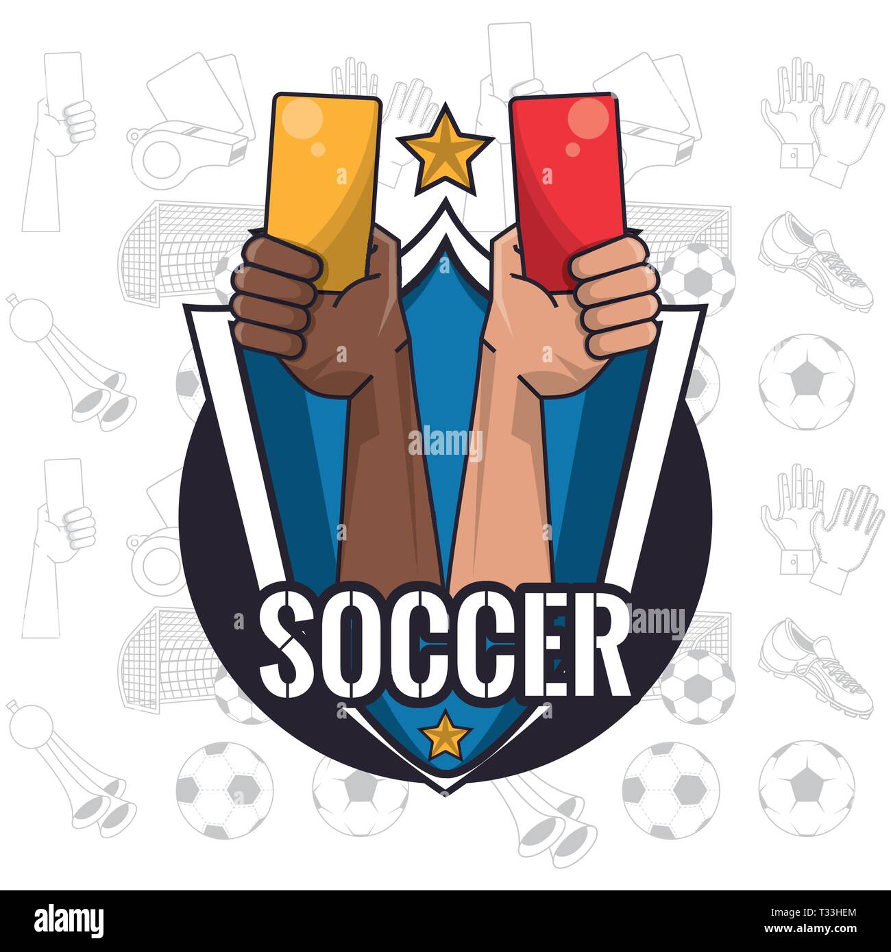 Soccer sport game card Stock Vector Image & Art - Alamy