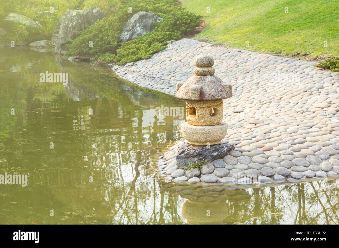 Japanese style garden,park and outdoor Stock Photo - Alamy